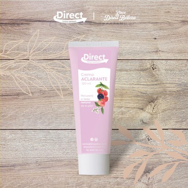 1 paquete de 3 Cremas Aclarante Direct 120 ml. - What The Health!
